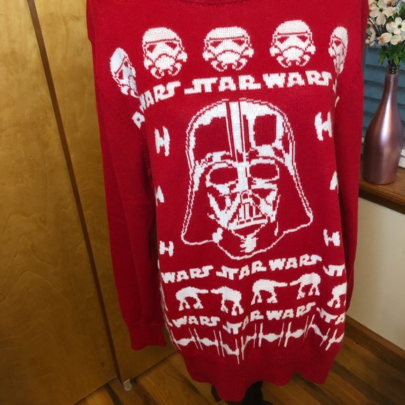Star Wars | Sweaters | Star Wars Darth Vader Mens Christmas Sweater ...